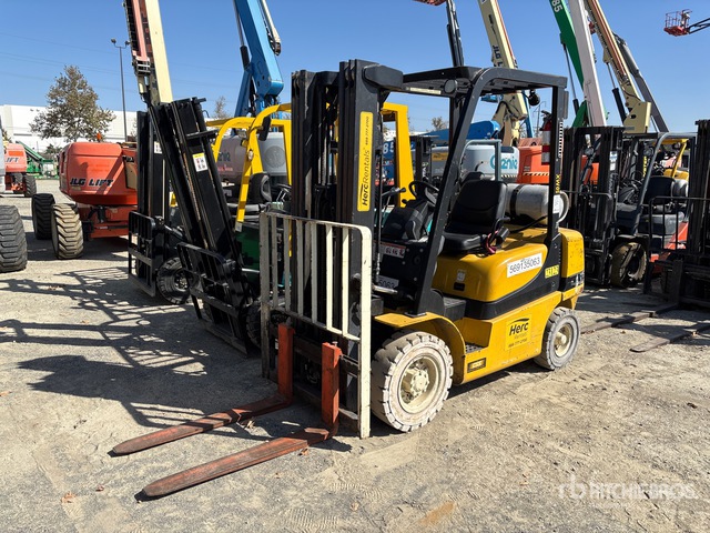 2018 Yale GLP050MX 4800 lb Pneumatic Tire Forklift | Ritchie Bros ...