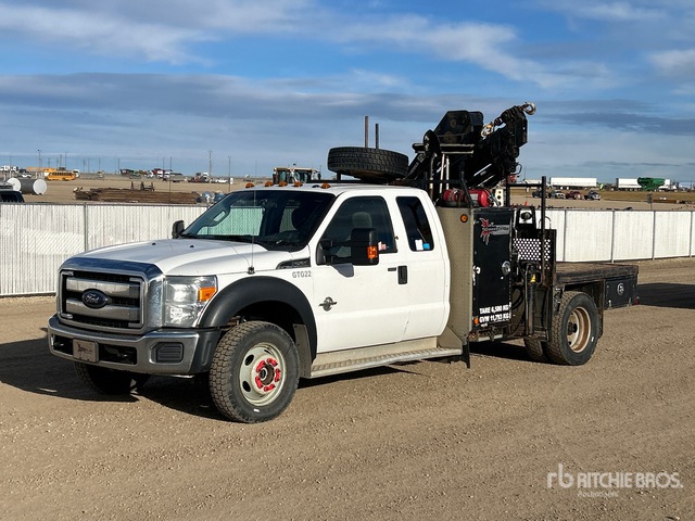 2014 Hiab 077B-3 CLX 3350 kg Knuckle Boom on 2014 Ford F-550 XLT 4x4 ...