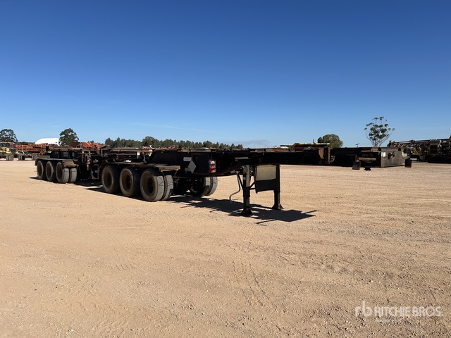 2007 D-TRANS & 2009 CIMC Tri/A Modified B-Double Combination Container ...