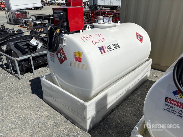 2025 AM Tank 500 500 gal Skid Mounted Steel Fuel Tank | Ritchie Bros ...