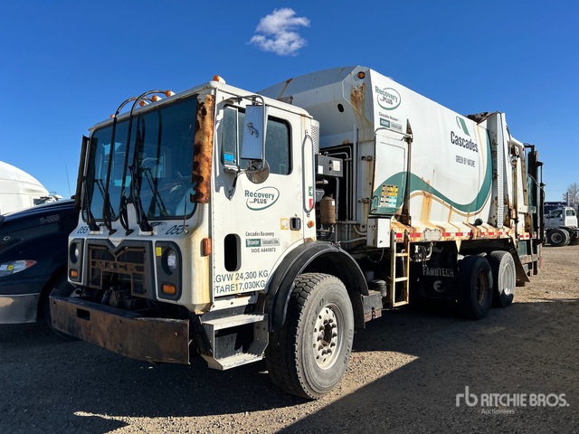 2012 Mack MRU613 6x4 Rear Loader Waste Collection Truck (Inoperable ...