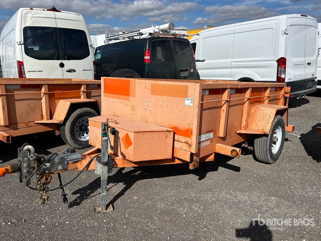 2018 Miska 8 ft S/A Tipping Utility Trailer | Ritchie Bros. Auctioneers