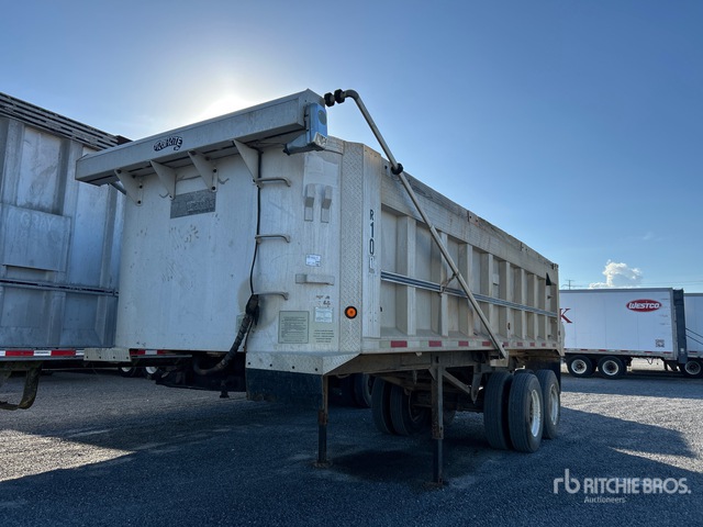 1995 Travis 24 ft T/A Aluminum Frameless End Dump Trailer | Ritchie ...