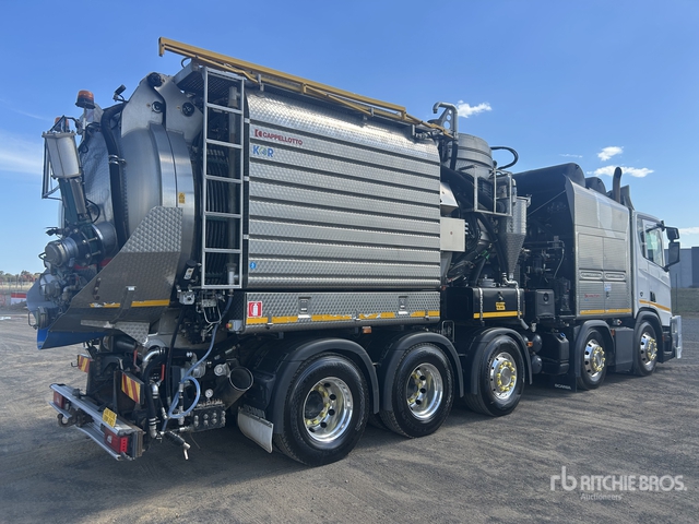 2019 Scania R620 10x4 Twin-Steer w/ 2019 Cappellotto Cap Bora 3200 CL ...