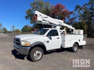 2010 Terex Hi-Ranger LT-38 38 ft on 2011 Ram 5500 Terex LT40 4x4 Bucket ...