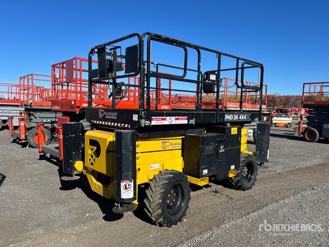 2018 Plafolift PH26 4x4 Diesel Scissor Lift | Ritchie Bros. Auctioneers