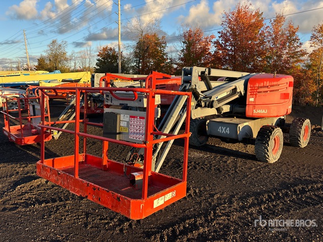 2015 Skyjack SJ46AJ 4WD Dual Fuel Articulating Boom Lift | Ritchie Bros ...