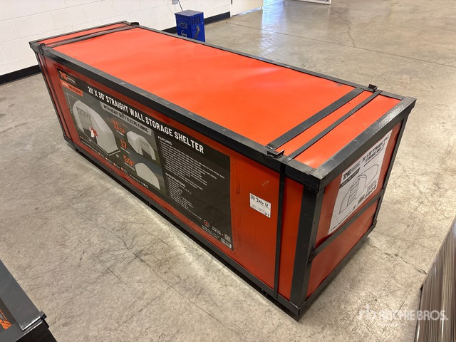 TMG ST2031E 20 ft x 30 ft Arch Wall Peak Ceiling Storage Building ...