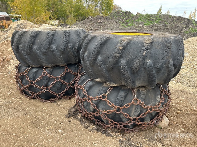 Quantity of (4) Tires - Fits Timberjack Skidder | Ritchie Bros. Auctioneers
