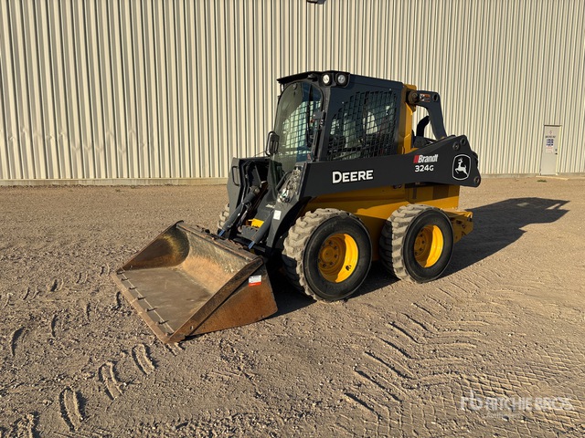2022 John Deere 324G Two-Speed Skid Steer Loader | Ritchie Bros ...