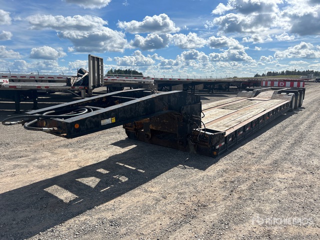 1999 Eager Beaver 55 ton Tri/A Double Drop Removable Gooseneck Low ...