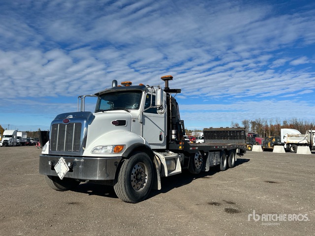 2019 Peterbilt 348 8x4 Flatbed Truck | Ritchie Bros. Auctioneers