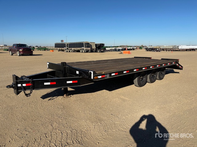 1990 Trail King TK20 18 ft Tri/A Equipment Trailer | Ritchie Bros ...