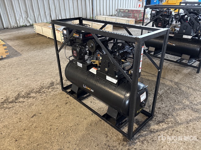 2025 30 cfm Skid-Mounted 40 gal Air Compressor (Unused) | Ritchie Bros ...