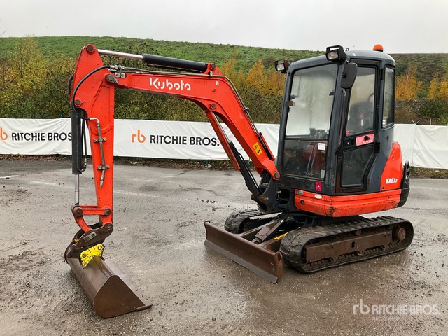 2015 Kubota KX61-3 Mini Excavator | Ritchie Bros. Auctioneers