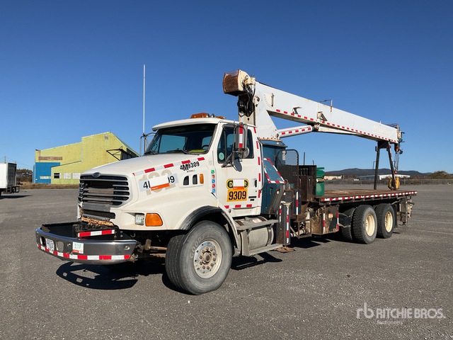 Manitex 30102C Straight Boom on 2009 Sterling L9500 6x4 Crane Truck ...