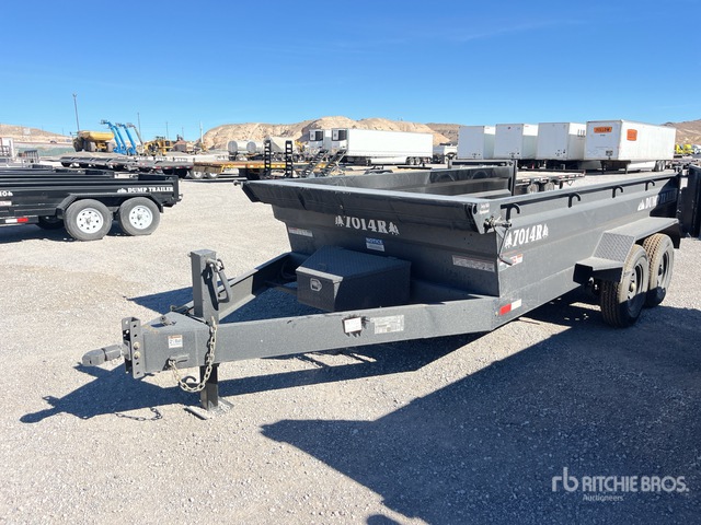 2026 Industrias America 7014R 14 ft T/A Tipping Utility Trailer ...