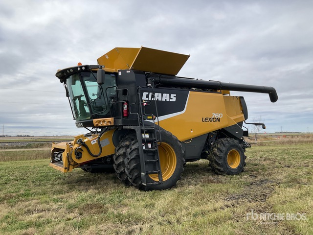 2012 Claas Lexion 760 Combine Harvester | Ritchie Bros. Auctioneers