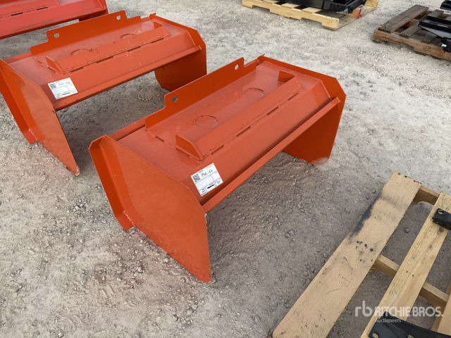 2025 Kit Containers MSS-SPE-3-23 35 in Skid Steer Snow Pusher - Fits ...