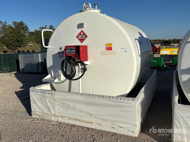 2025 AM Tank 2300N 2376 gal Skid Mounted Steel Diesel Fuel Tank (Unused ...
