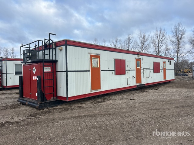 1998 Alta-Fab 56 ft x 12 ft Skid-Mounted Double-Ended Wellsite ...