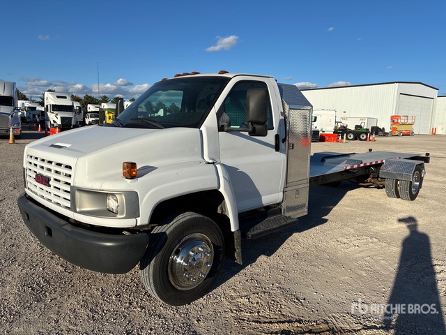 2008 GMC C5C042 4x2 Spider Lift Transport Flatbed Truck | Ritchie Bros ...