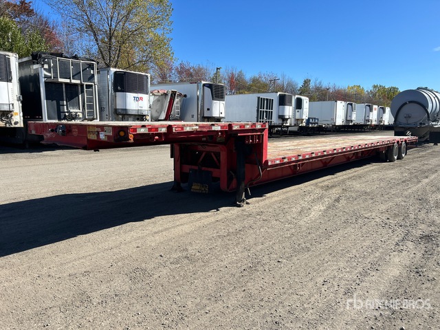 2008 Manac 53 ft T/A Extendable Single Drop Step Deck Trailer | Ritchie ...