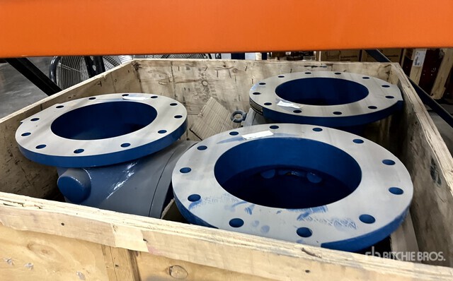 Quantity of (4) 12 in DeZURIK APCO CRF Series Rubber Flapper Swing ...