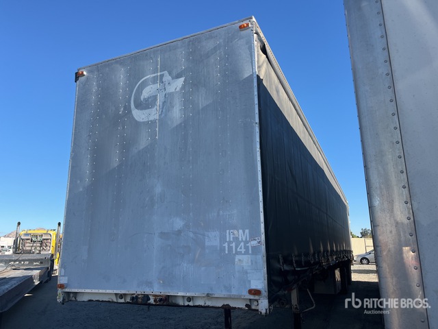 2004 Western Trailer 53 ft T/A Spread Axle Curtain Side Trailer ...
