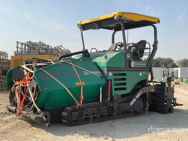 2013 Vogele SUPER 1800-2 Track Asphalt Paver | Ritchie Bros. Auctioneers