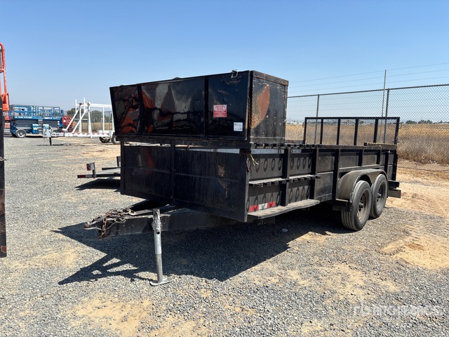 2013 San Diego Custom Trailer DG616LS 16 ft T/A Landscape Trailer ...