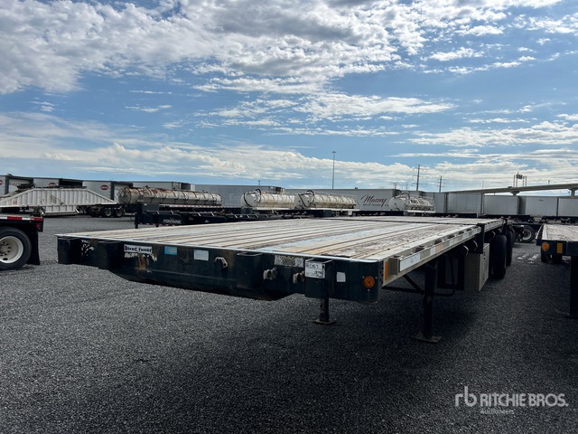 2016 Direct Trailer DT48CLFTWSA-PS 40 ton 48 ft T/A Spread Axle Flatbed ...