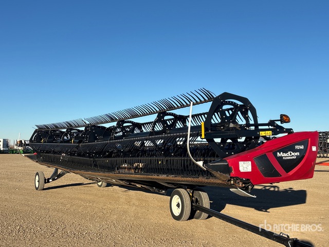 2021 MacDon FD140 40 ft Flex Draper Combine Header | Ritchie Bros ...