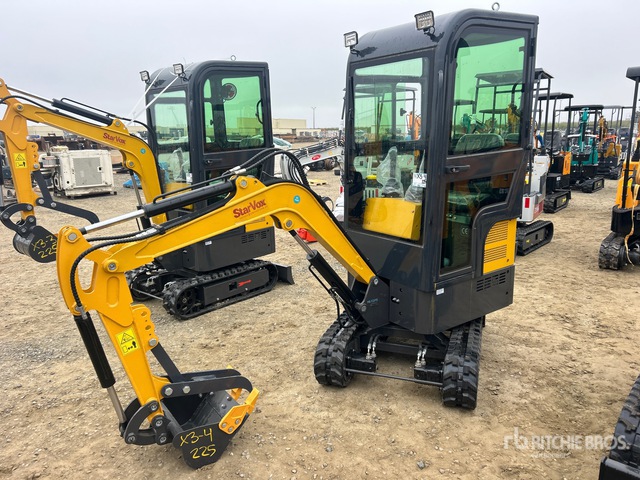 2025 STARVOX SV-ME15 Mini Excavator (Unused) | Ritchie Bros. Auctioneers