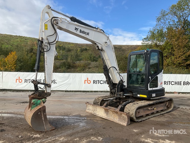 2013 Bobcat E80 EA Tracked Excavator | Ritchie Bros. Auctioneers