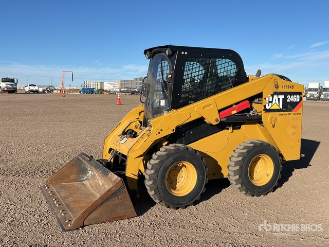 2019 Cat 246D Two-Speed High Flow XPS Skid Steer Loader | Ritchie Bros ...