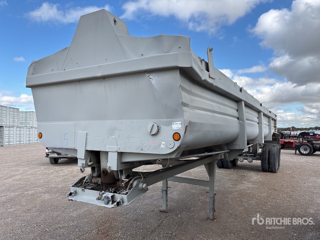 1988 Lufkin 38 ft T/A Frameless End Dump Trailer | Ritchie Bros ...