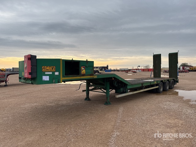 2008 Actm S46315 Tri/A Remorque Porte-Engin Low Loader | Ritchie Bros ...