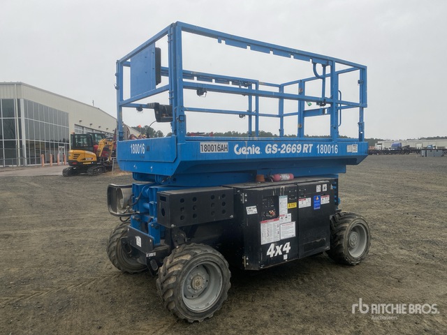 2016 Genie GS2669 RT 4x4 Dual Fuel Scissor Lift | Ritchie Bros. Auctioneers