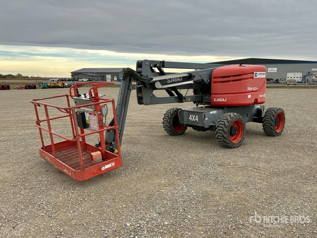 2018 Skyjack SJ45AJ 4WD Dual Fuel Articulating Boom Lift | Ritchie Bros ...