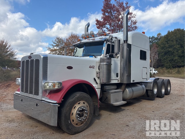 2009 Peterbilt 389 8x4 Tri/A Sleeper Truck Tractor, Newnan, Georgia ...