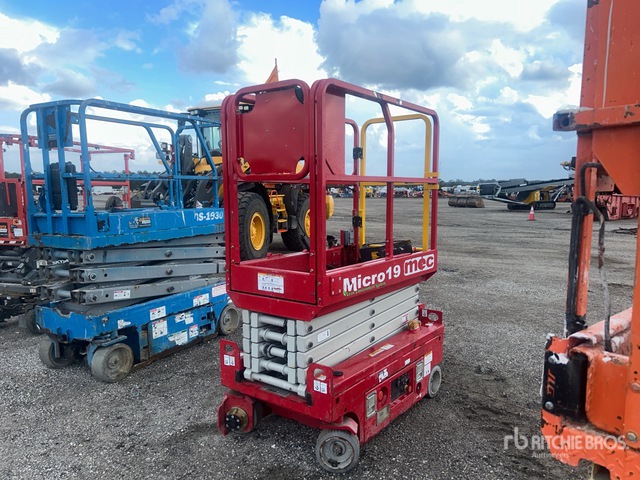 2023 MEC MICRO 19 Electric Scissor Lift (Inoperable) | Ritchie Bros. Auctioneers