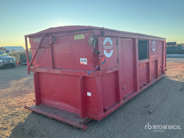 Custom Built 23 ft 6 in x 7 ft 6 in Skid Rig Bin | Ritchie Bros ...