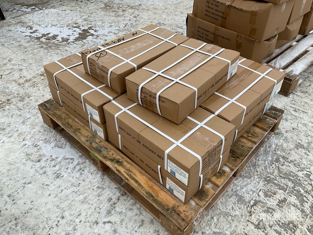 Quantity of (12) Boxes of 2025 BYT SS26 3/4 in & 1 in 26 Pc Socket Set ...