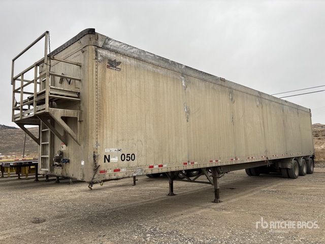 2013 Manac 53 ft x 102 in Tri/A Moving Floor Open-Top Chip Trailer ...