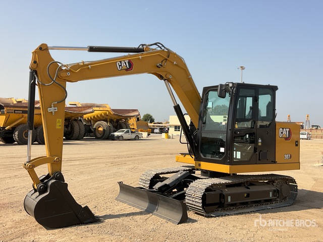 2025 Cat 307 Mini Excavator (Unused) | Ritchie Bros. Auctioneers