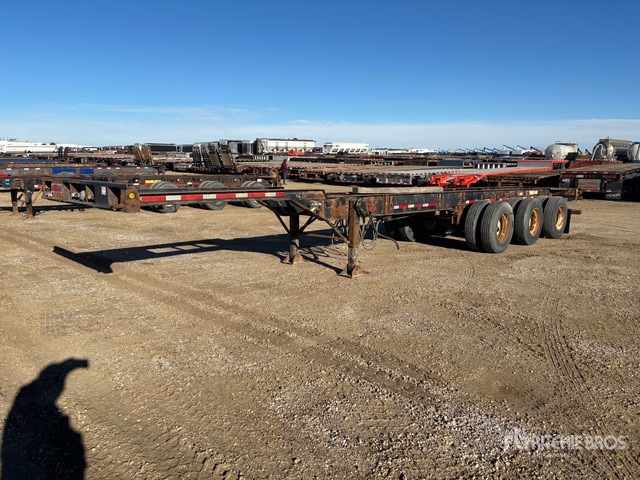 1999 Transtech Tri/A Extendable 40 ft - 53 ft Container Trailer ...