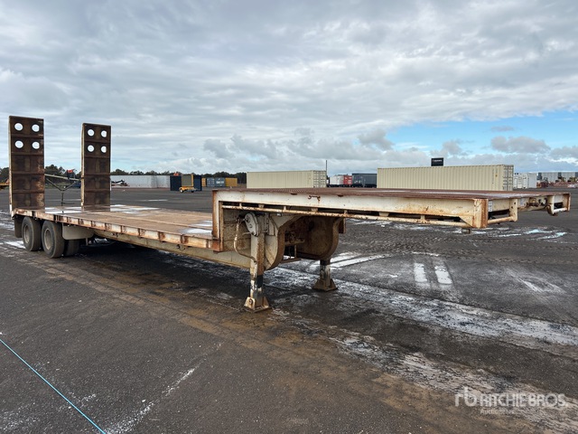 1972 Freights 11.1 m Bogie/A Single Drop Plateforme Surbaissée ...