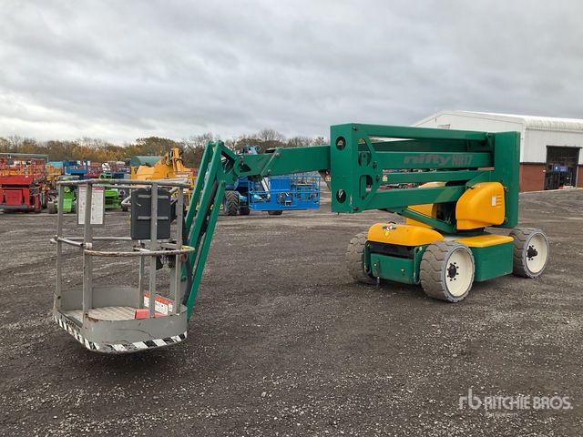 2008 Nifty-Lift HR17 2WD Electric Articulating Boom Lift (Inoperable ...