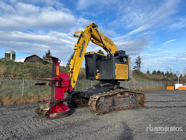 2016 Komatsu XT460L-3 Leveling Track Feller Buncher | Ritchie Bros ...